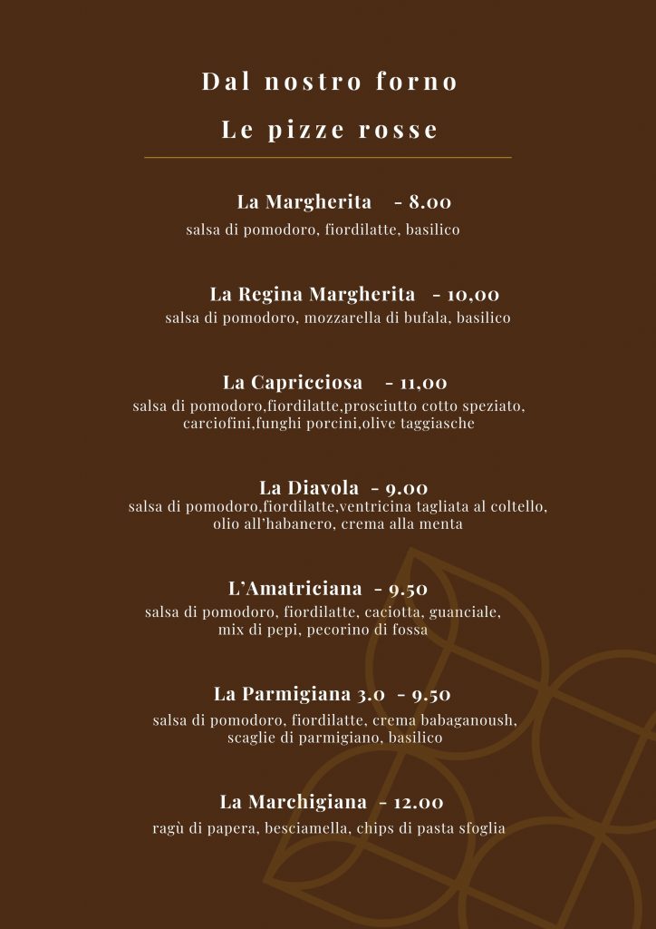 Menù Ristorante Centrale - Centrale Macerata Menù Ristorante