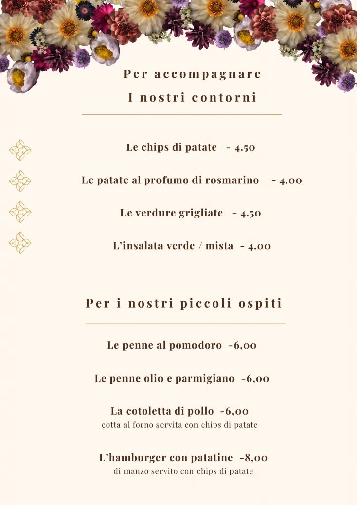 Menù Ristorante Centrale - Centrale Macerata Menù Ristorante