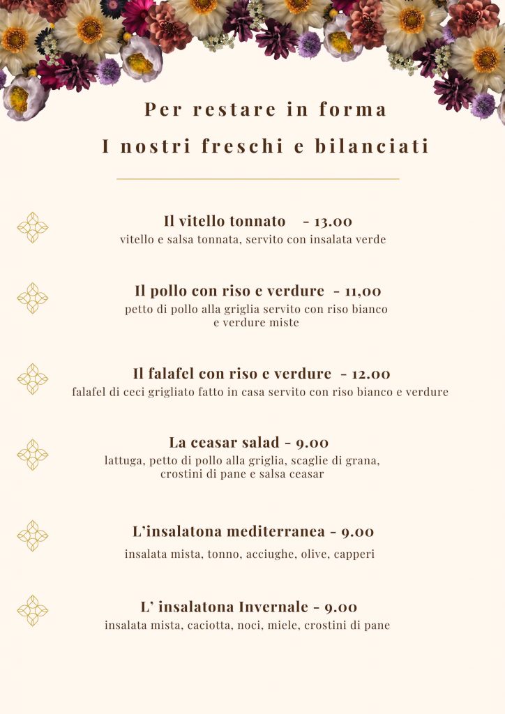 Menù Ristorante Centrale - Centrale Macerata Menù Ristorante